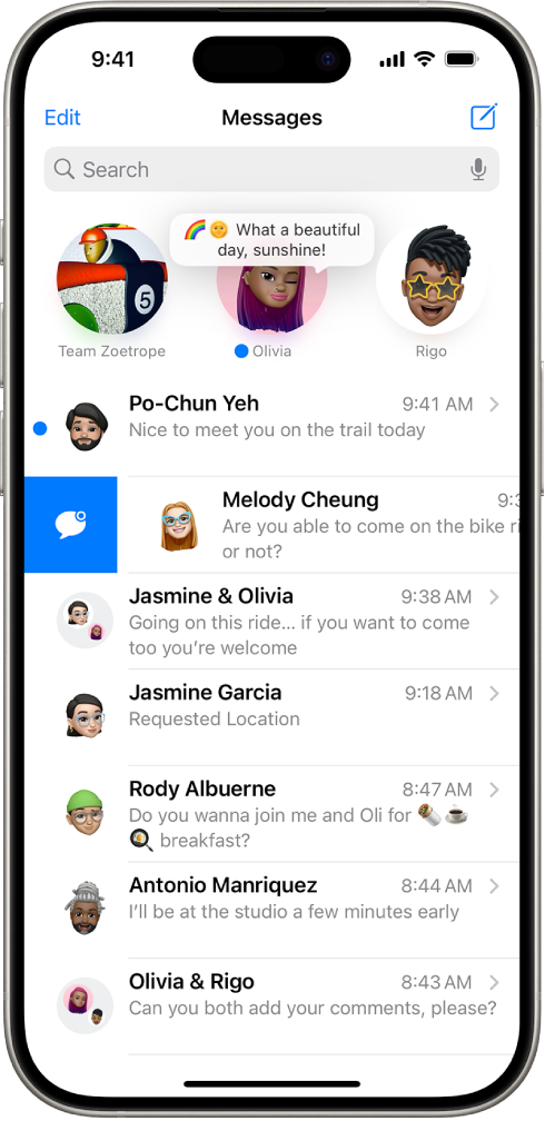 Berichten bijhouden in Berichten op de iPhone - Apple Support (NL)