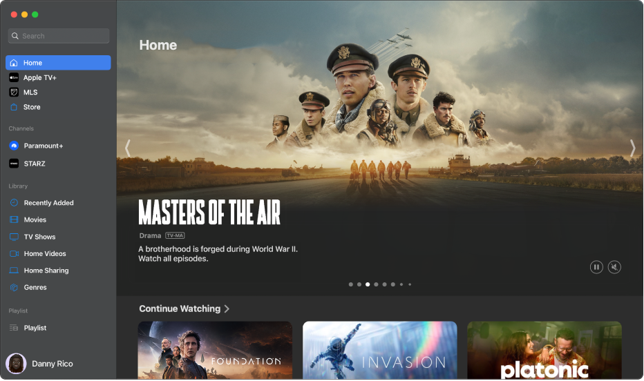 Watch apple tv on mac store