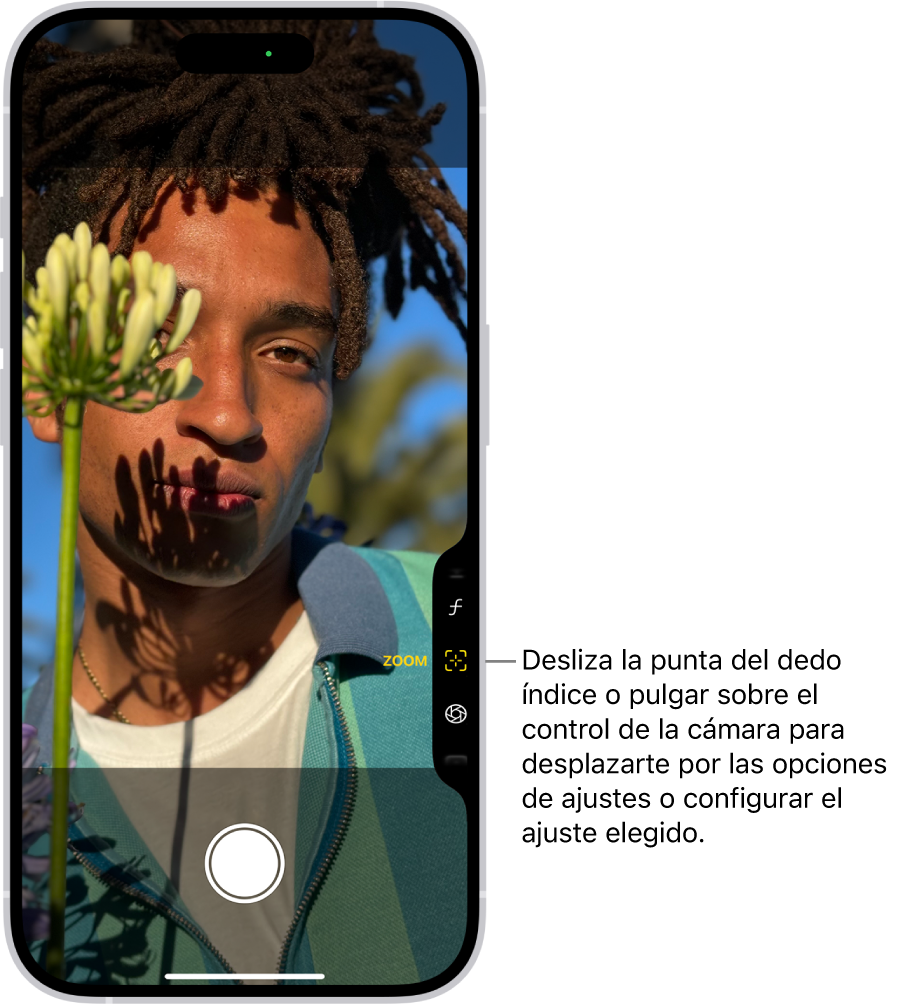Usar el control de la cámara en el iPhone - Soporte técnico de Apple (ES)