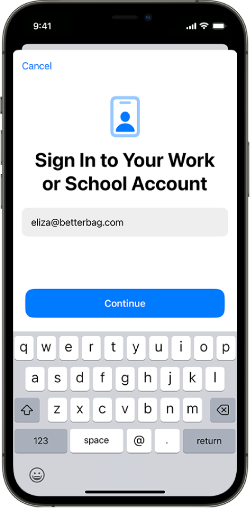 Account-driven enrollment methods with Apple devices - Apple Support