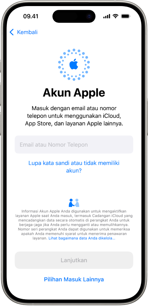 Mengatur dasar-dasar - Apple Support (ID)