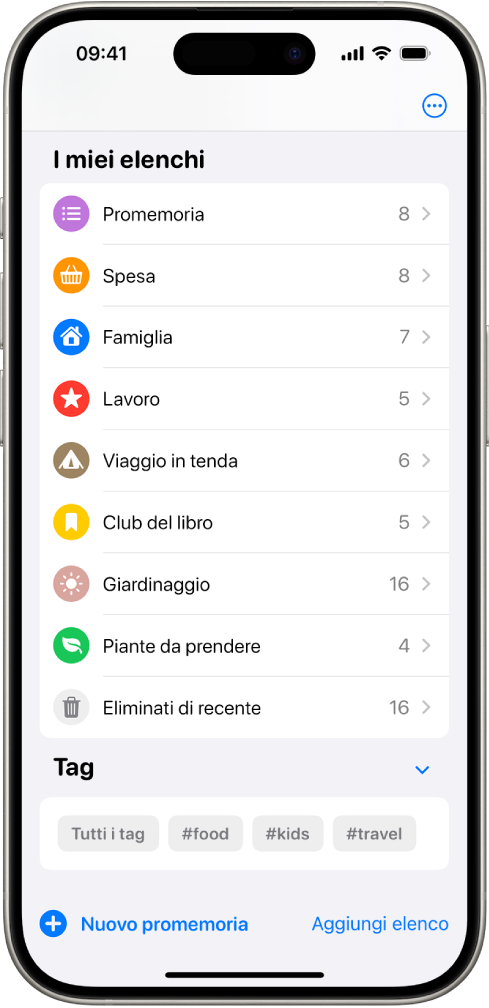 Iniziare a utilizzare Promemoria su iPhone - Supporto Apple (IT)