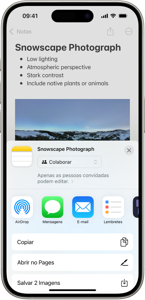 Comece a usar o app Notas no iPhone - Suporte da Apple (BR)
