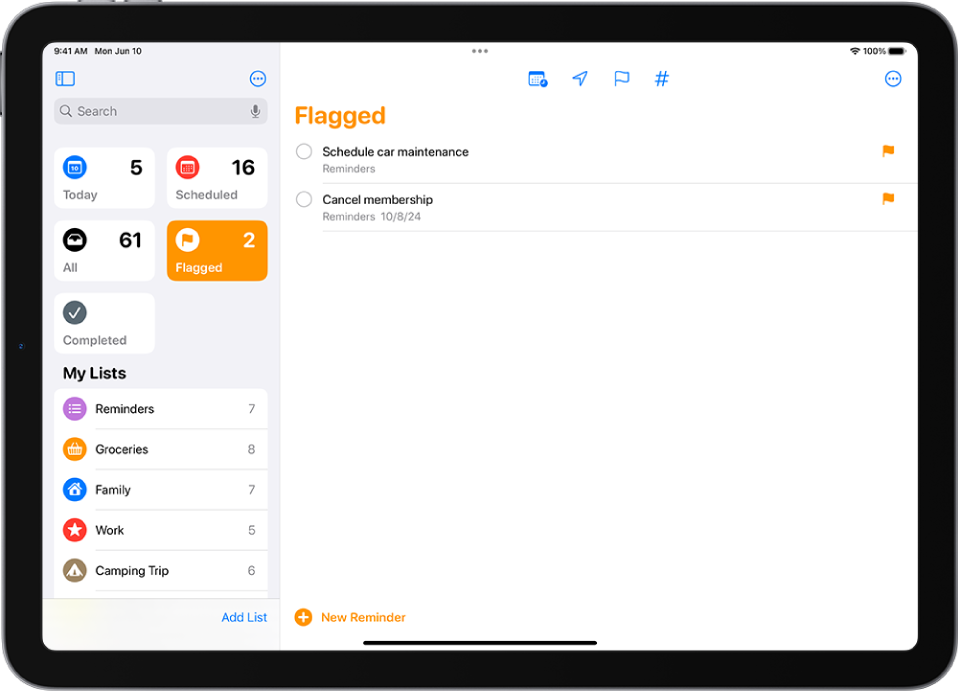 Use Smart Lists in Reminders on iPad – Apple Support (UK)