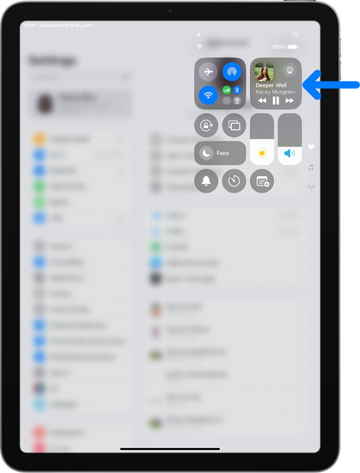Reproduza músicas no iPad - Suporte da Apple (BR)