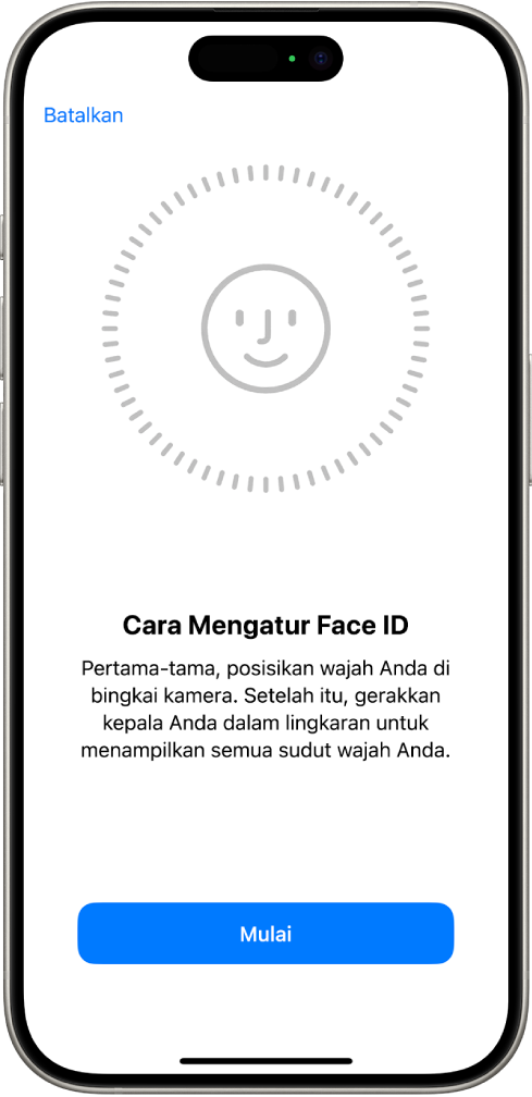 Mengatur Face ID di iPhone - Apple Support (ID)