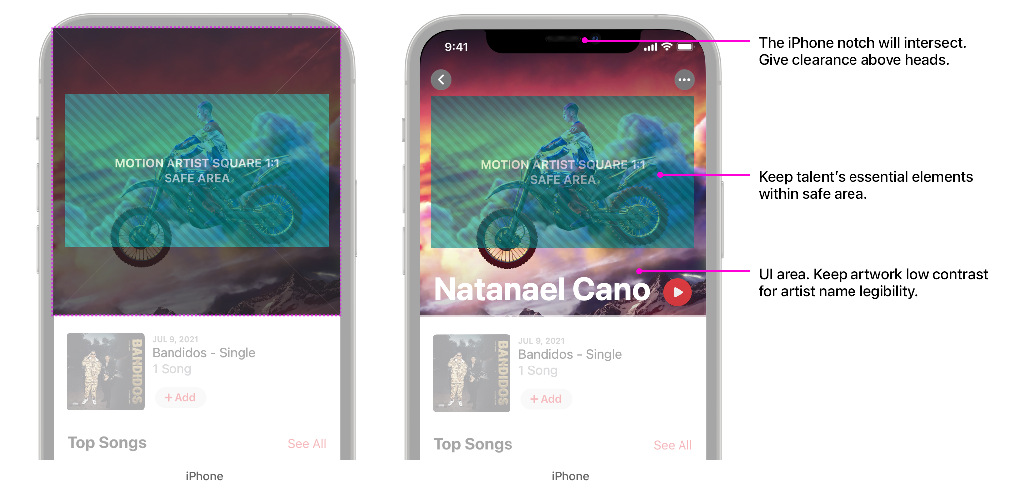 Apple Music Artist Page Motion Guidelines