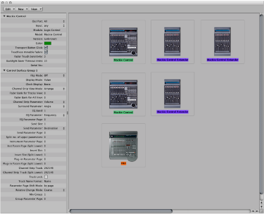 Creating Control Surface Groups